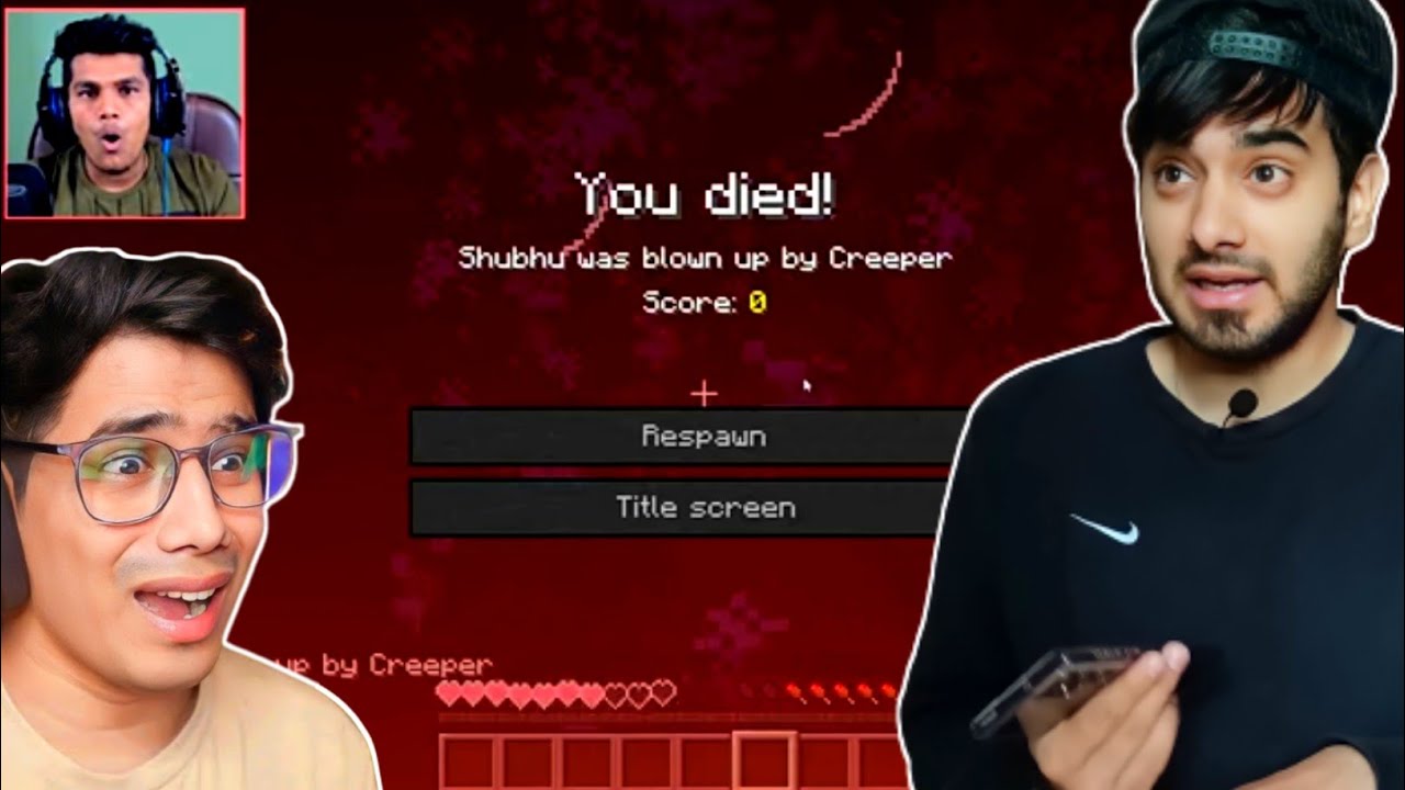 GAMERS REACTION WHEN THEY PLAY MINECRAFT FIRST TIME IN LIFE ! Ft. # ...