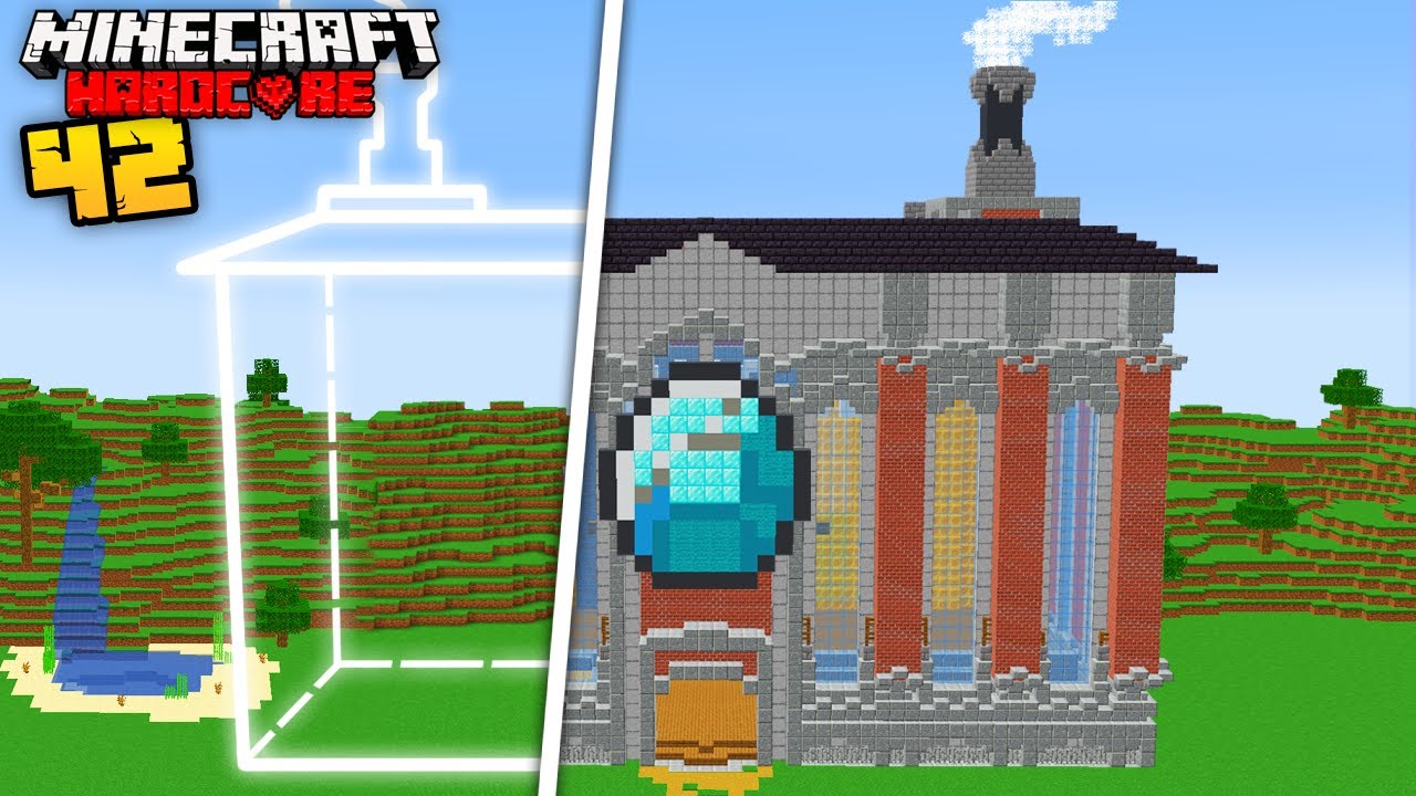 I Built a DIAMOND FACTORY in Minecraft Hardcore - Minecraft videos