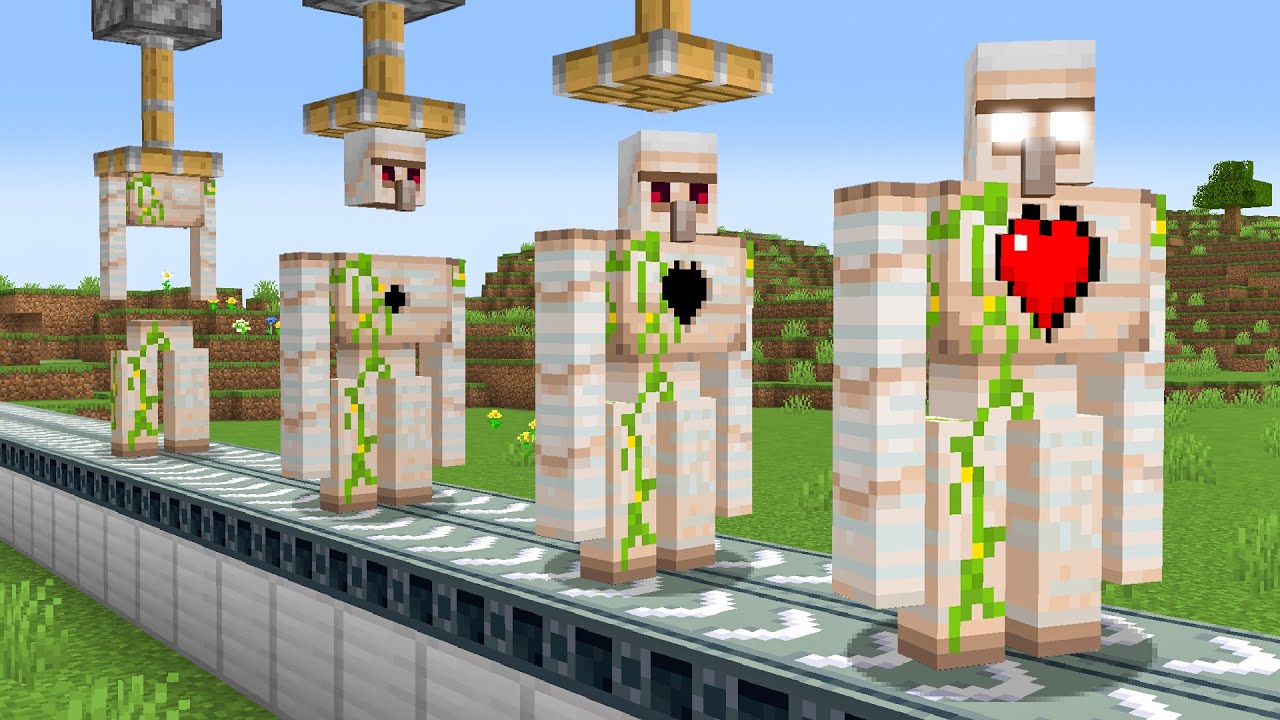 I Built an Immortal Iron Golem Factory in Minecraft - Minecraft videos