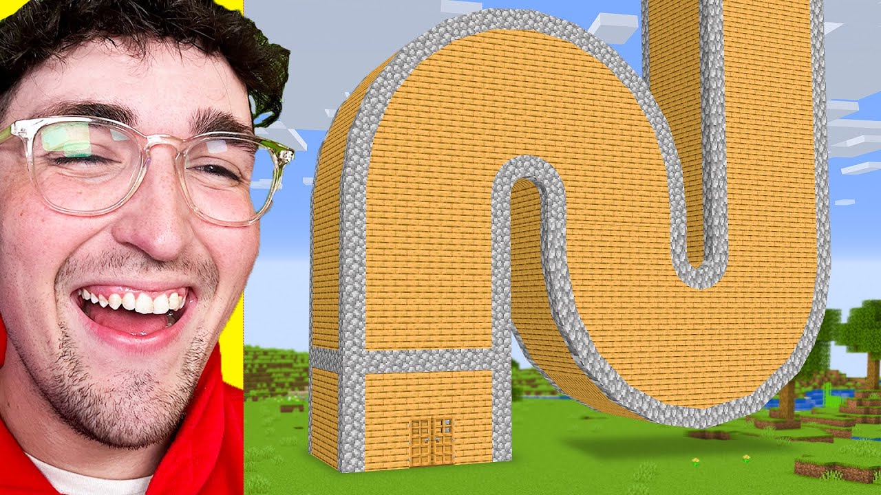 I Expand my Friends Minecraft House until he Notices... - Minecraft videos