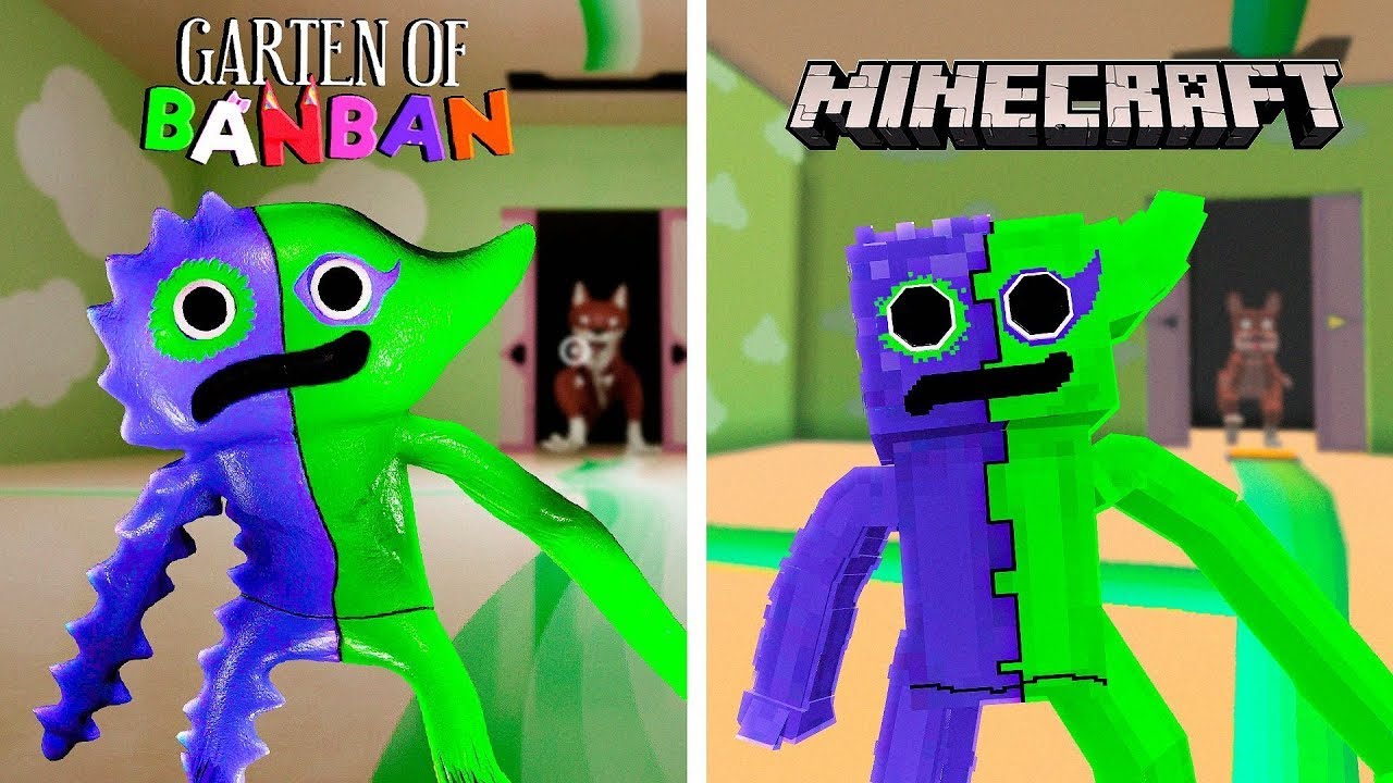 I Remade GARTEN OF BAN BAN 4 Scenes In Minecraft - Minecraft videos