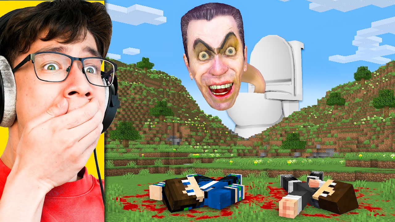 I Scared My Friend as SKIBIDI TOILET in Minecraft - Minecraft videos