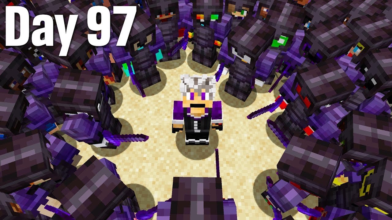 I Spent 100 Days in Minecraft's Deadliest Server... - Minecraft videos