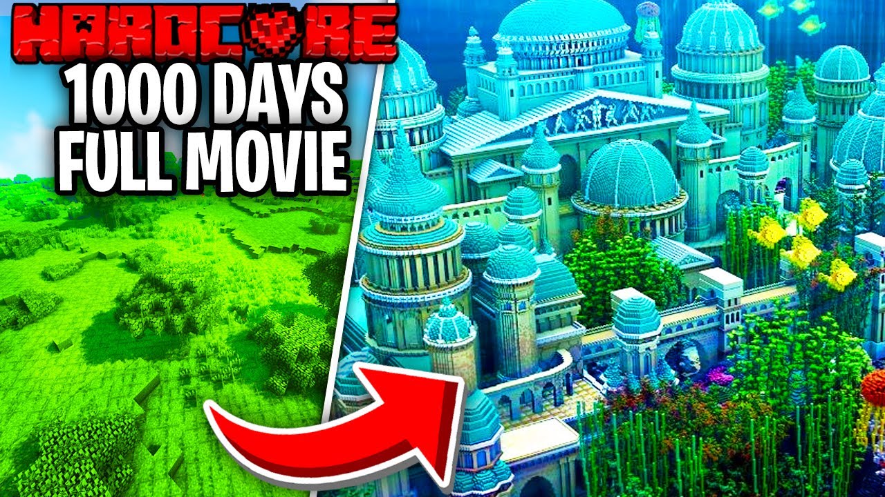 I Survived 1,000 Days in HARDCORE Minecraft! (FULL MOVIE) - Minecraft ...