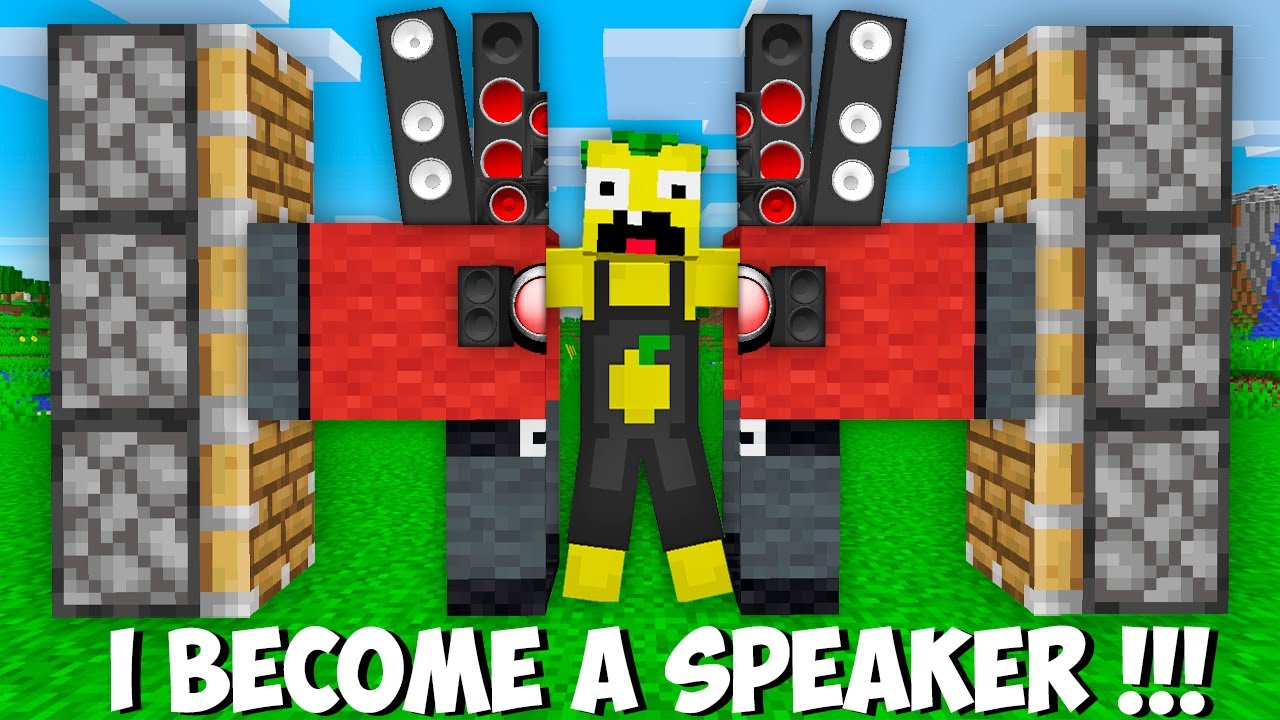 I found a NEW WAY TO BECOME A SPEAKERMAN in Minecraft ! SPAWN NEW ...