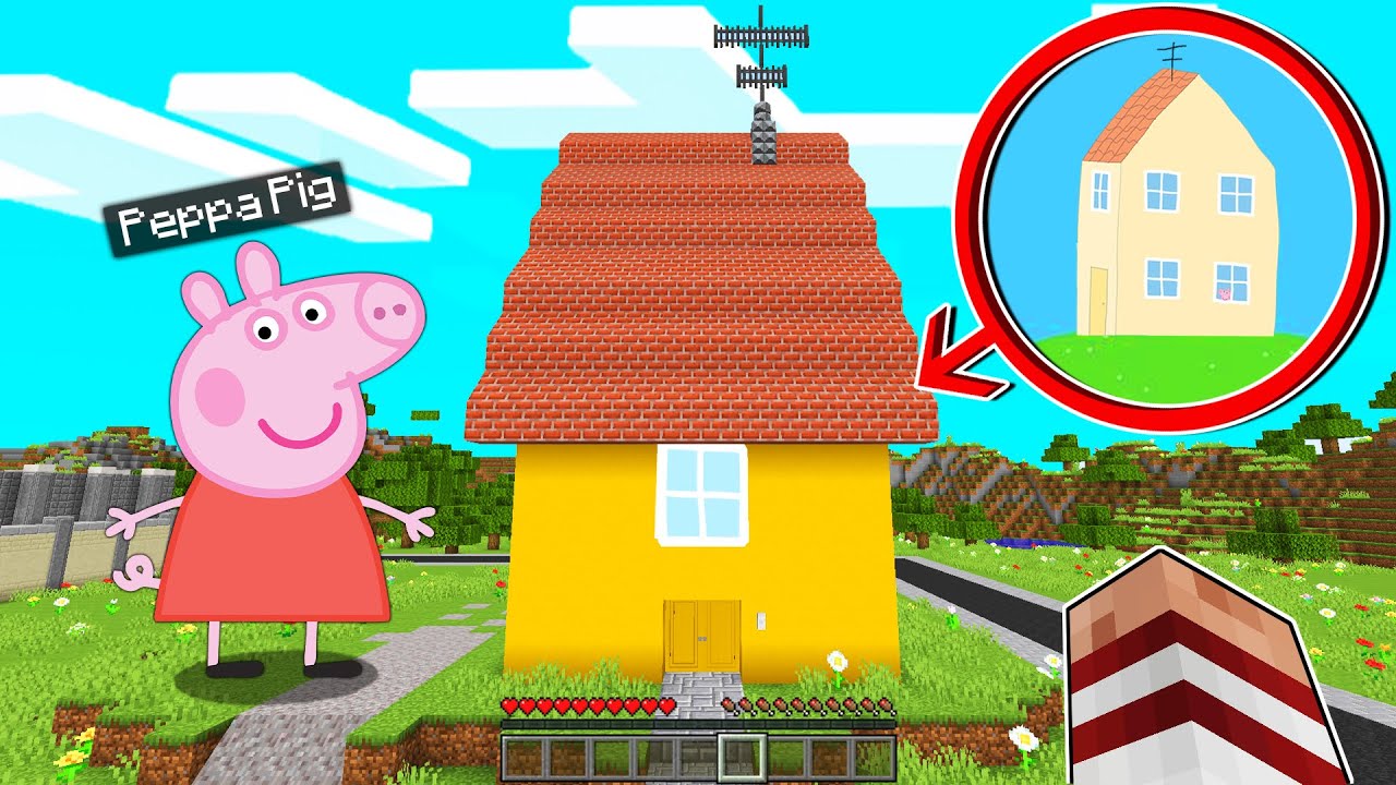 LA CASA DE PEPPA PIG APARECE EN MINECRAFT - Minecraft videos