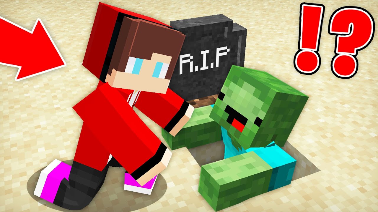 Mikey BECAME a ZOMBIE And ATTACKED JJ in Minecraft Maizen - Minecraft videos