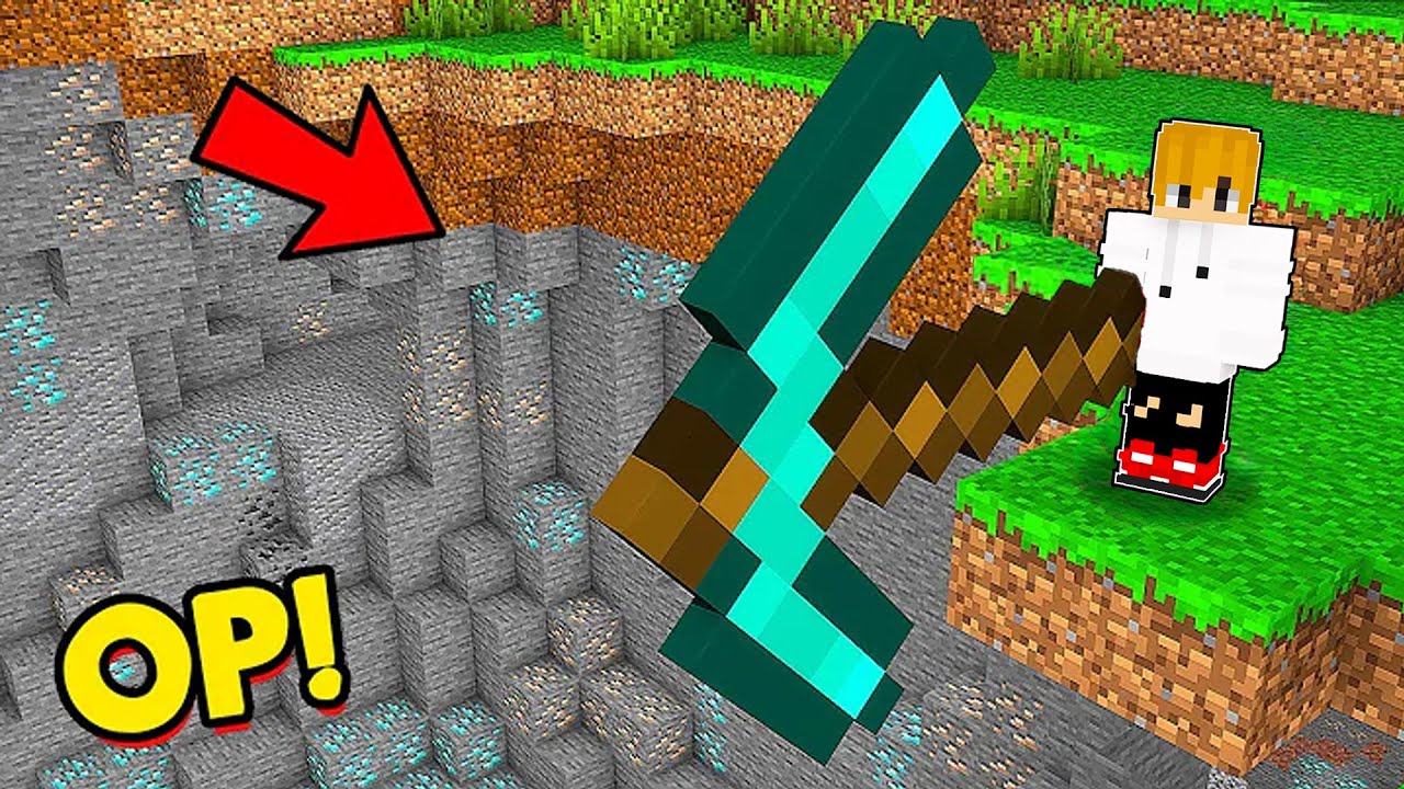 Minecraft, But I Can Craft GIANT Pickaxes (Tagalog) - Minecraft videos