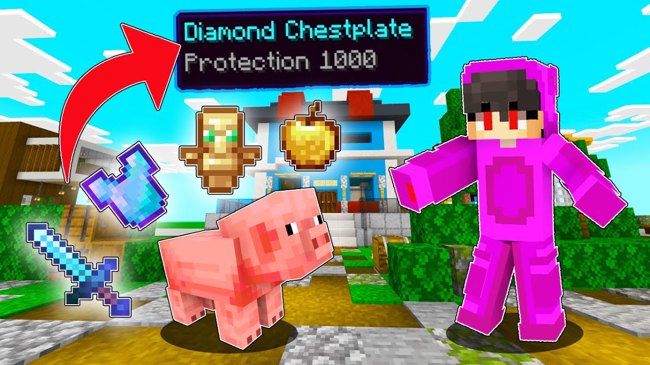 Minecraft but, PIGS Drops SUPER ITEMS ?! (Tagalog) OMO City - Minecraft ...