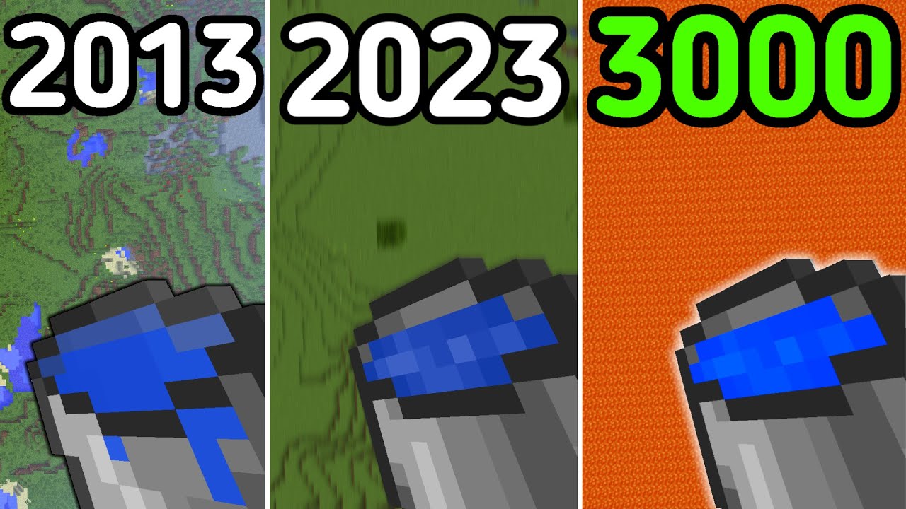Minecraft in Different Years be like - Minecraft videos