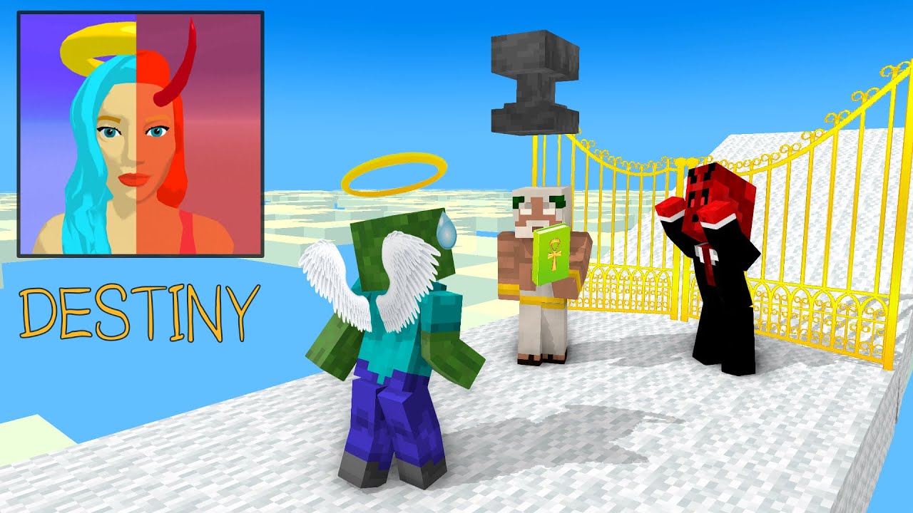Monster School Destiny Run 3 Challenge Minecraft Animation