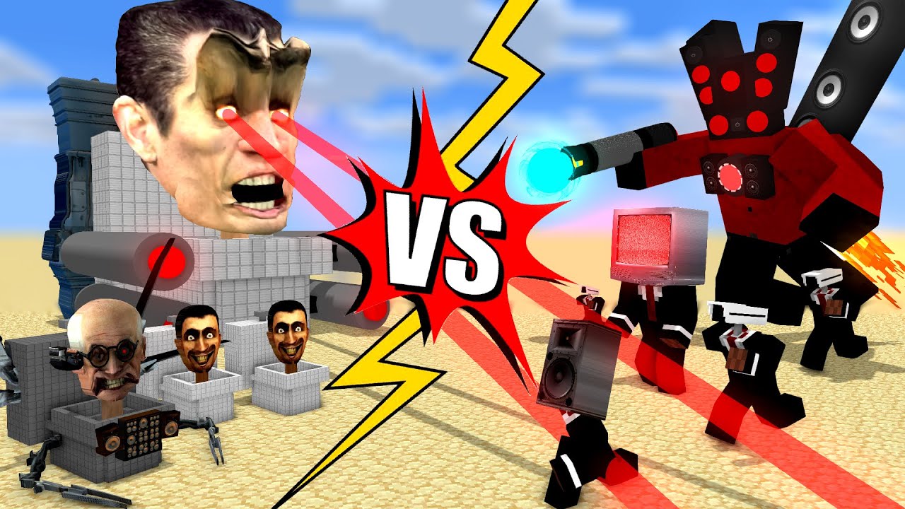 Monster School: GIANT SPIKERMAN VS SKIBIDI TOILET BOSS AND CAMERAMAN ...