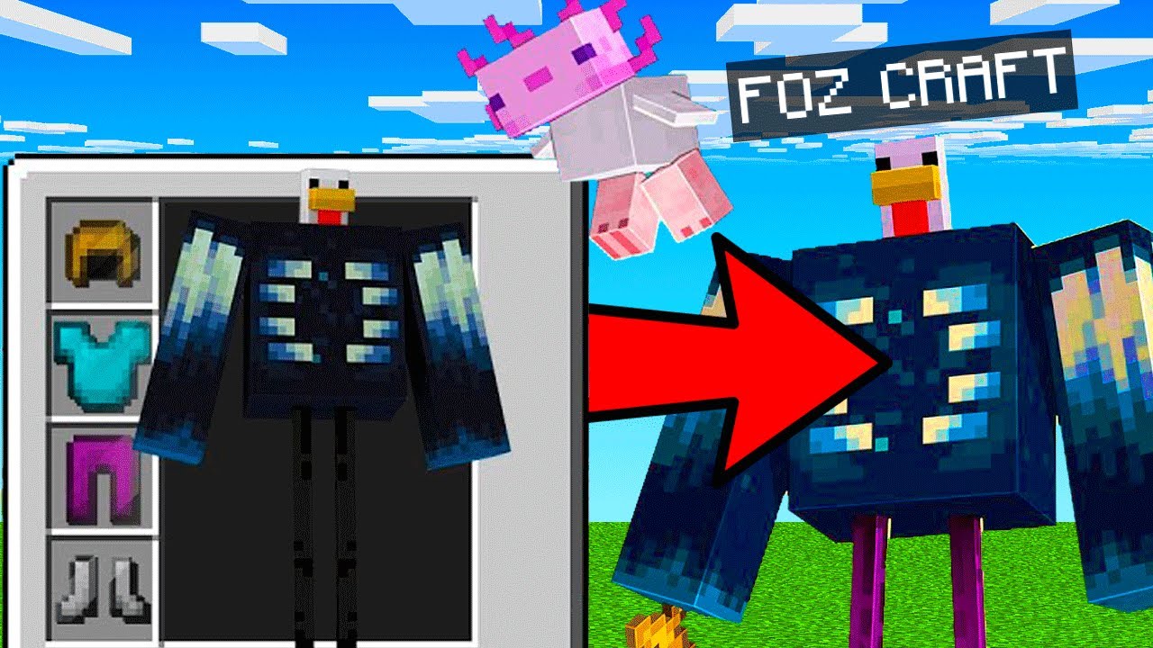 Puedo ROBAR partes de los MOBS de Minecraft - Minecraft videos