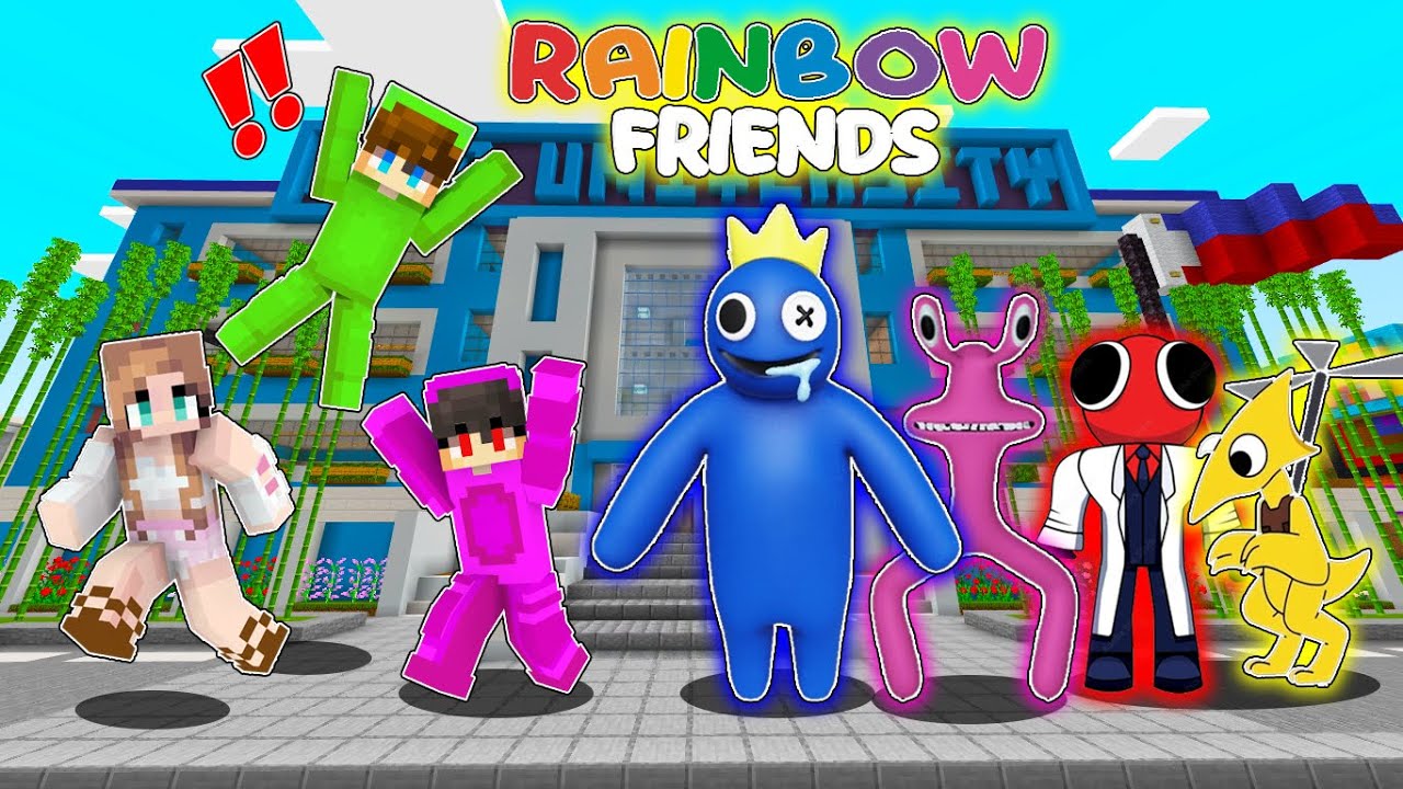 Rainbow Friends 2 | MINECRAFT | DUMAMI ANG MGA RAINBOW FRIENDS MONSTER ...