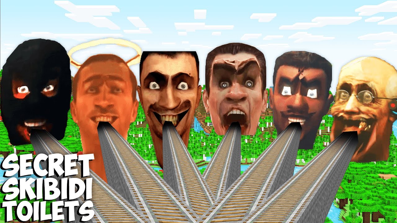 SECRET RAILROADS TO SKIBIDI TOILET NEXTBOTS and SCARY NEXTBOTS in ...