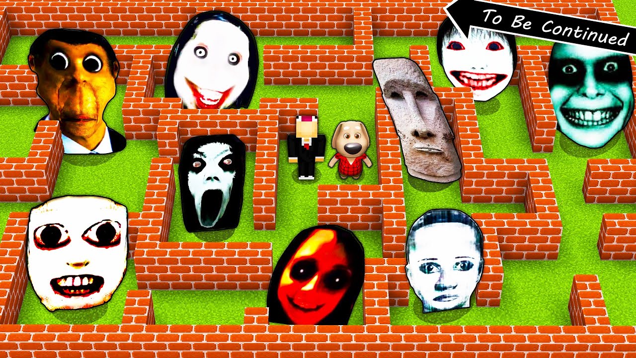 SURVIVAL IN MAZE WITH 100 NEXTBOTS - ALL EPISODES in Minecraft ...