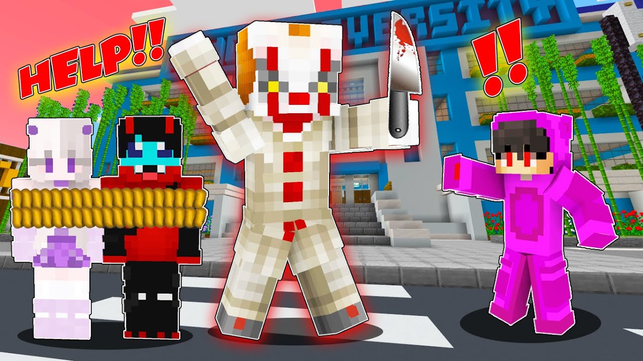 Saving PEPESAN and SHEYYN from PENNYWISE in Minecraft! |OMOCITY ...