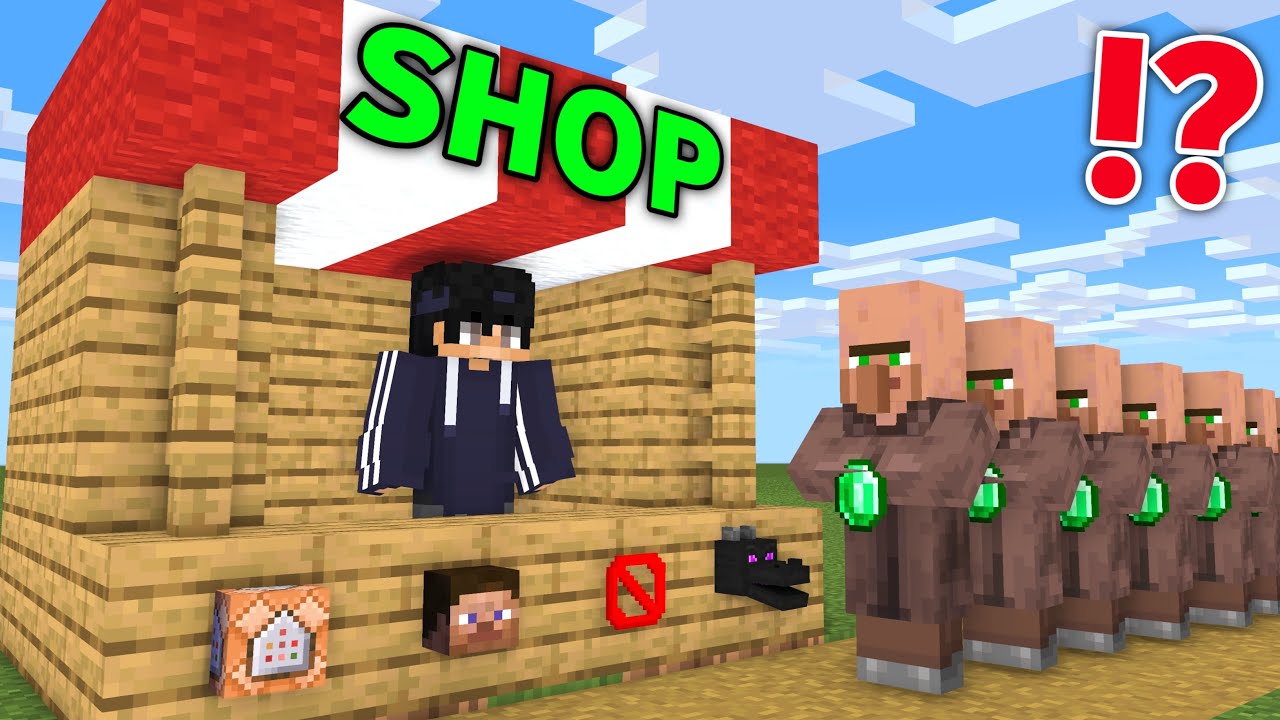 Why I Opened an ILLEGAL SHOP in this Minecraft SMP - Minecraft videos