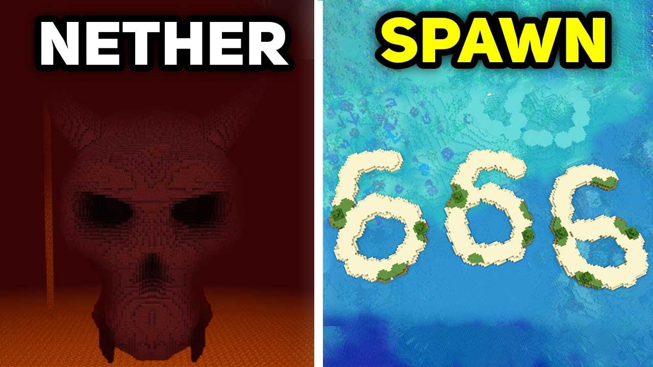 16 SCARY Minecraft Seeds That Are 100% Real - Minecraft videos