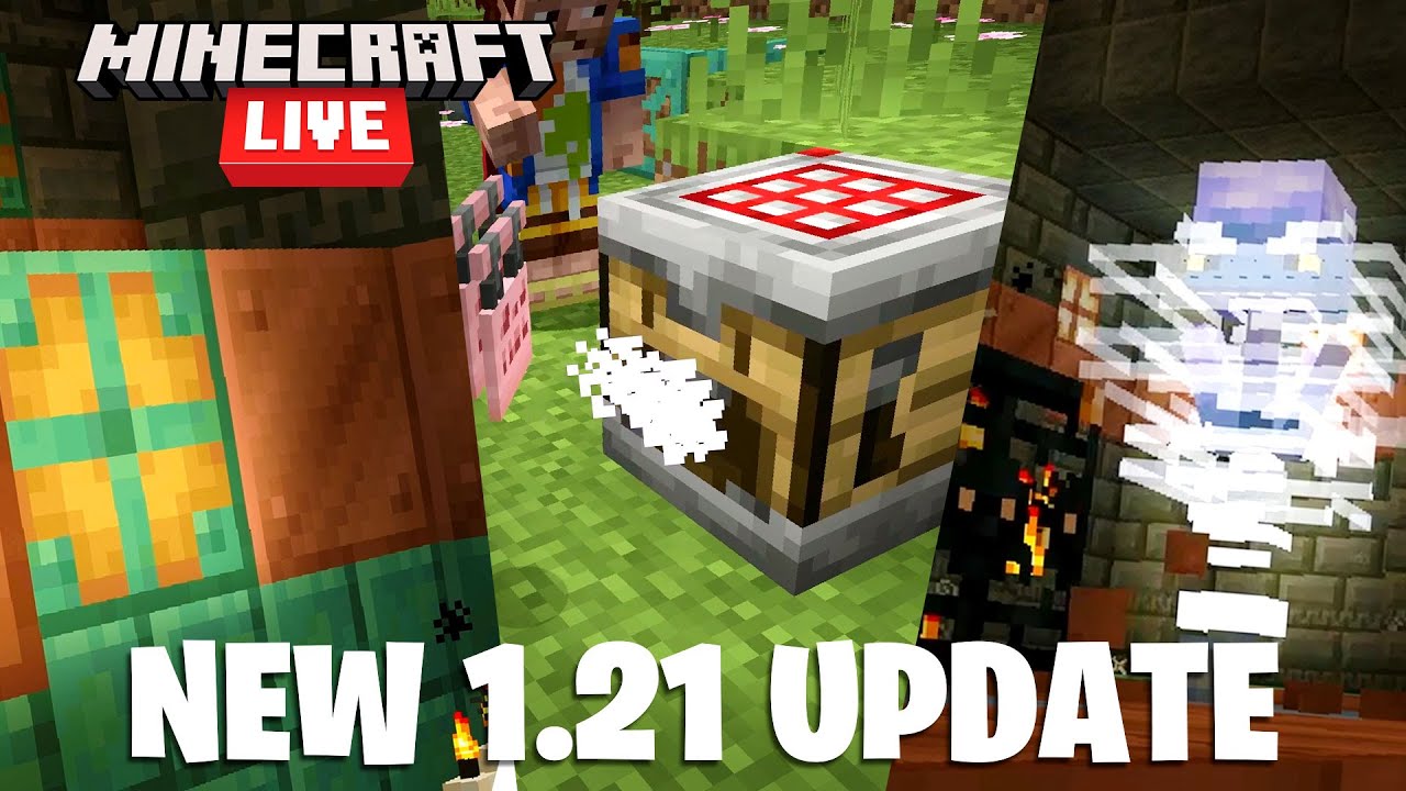 MINECRAFT 1.21 ANNOUNCED! Automated Crafting, The Breeze, Mob Vote ...