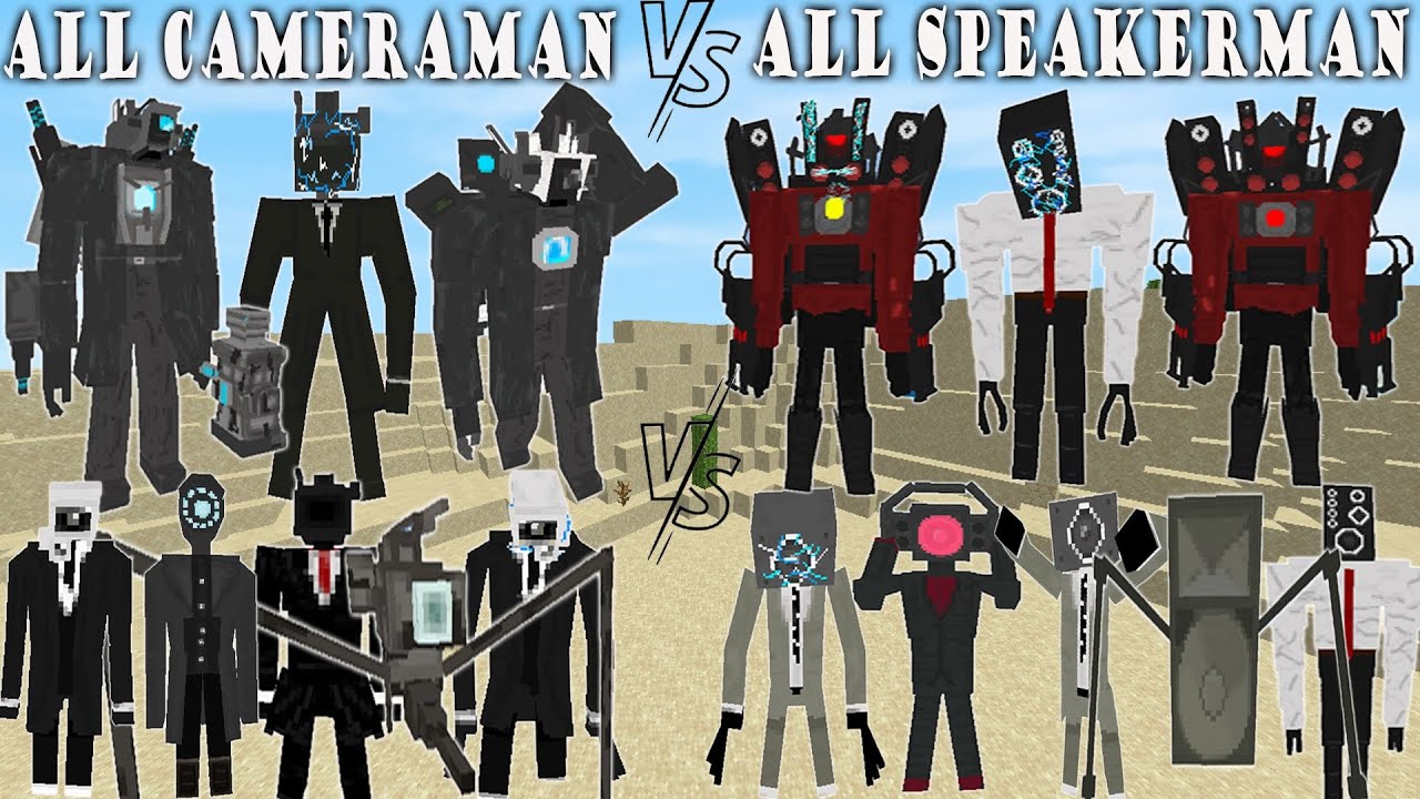 ALL Cameraman vs ALL Speakerman - Skibidi Cameraman VS Skibidi ...