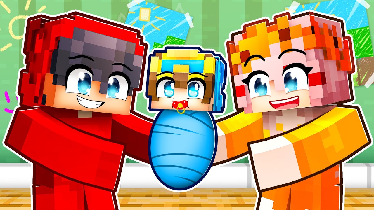 Cash and Mia ADOPT a Baby in Minecraft! - Minecraft videos