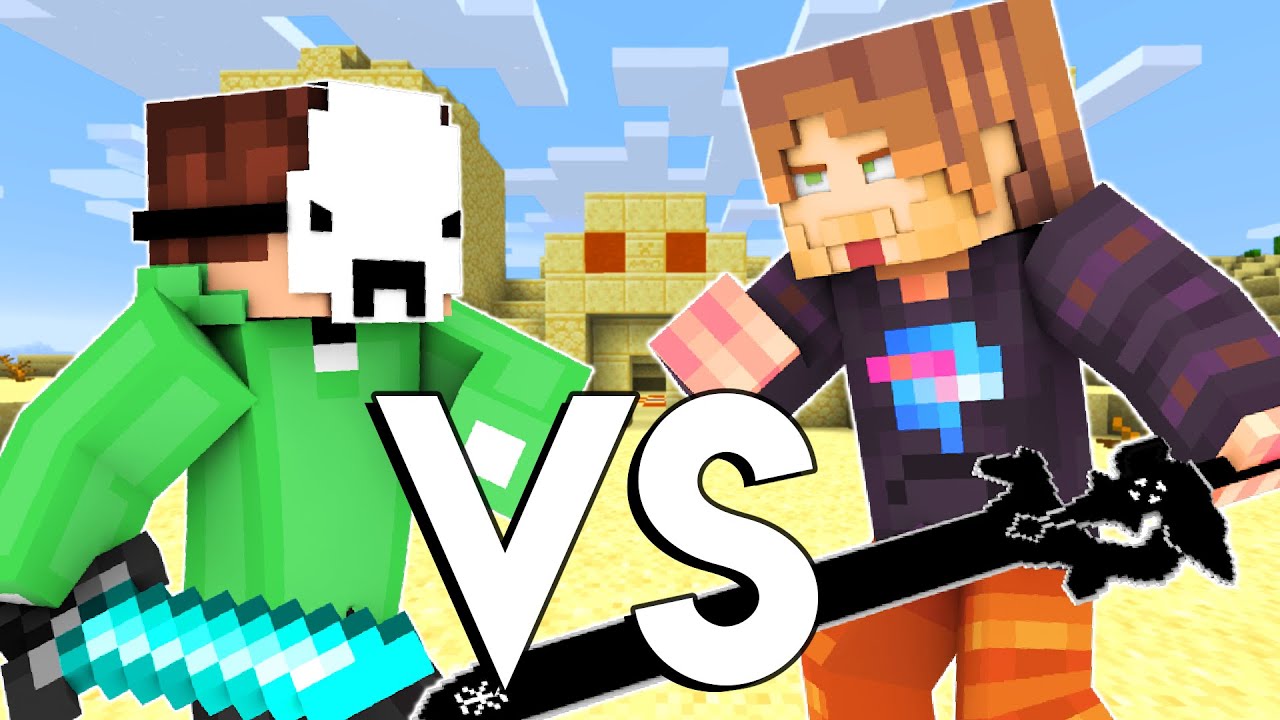 Dream VS MrBeast - Minecraft FIGHT Animation - Minecraft videos