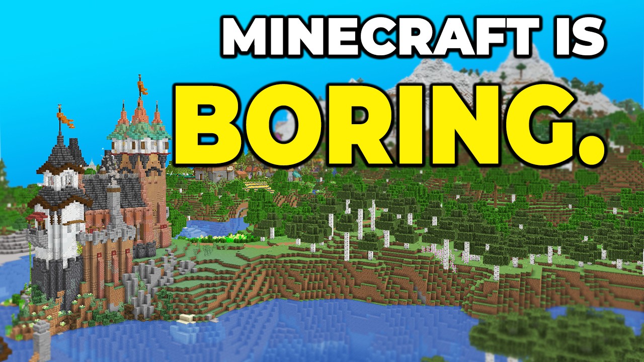 How to NOT get BORED playing MINECRAFT - Minecraft videos