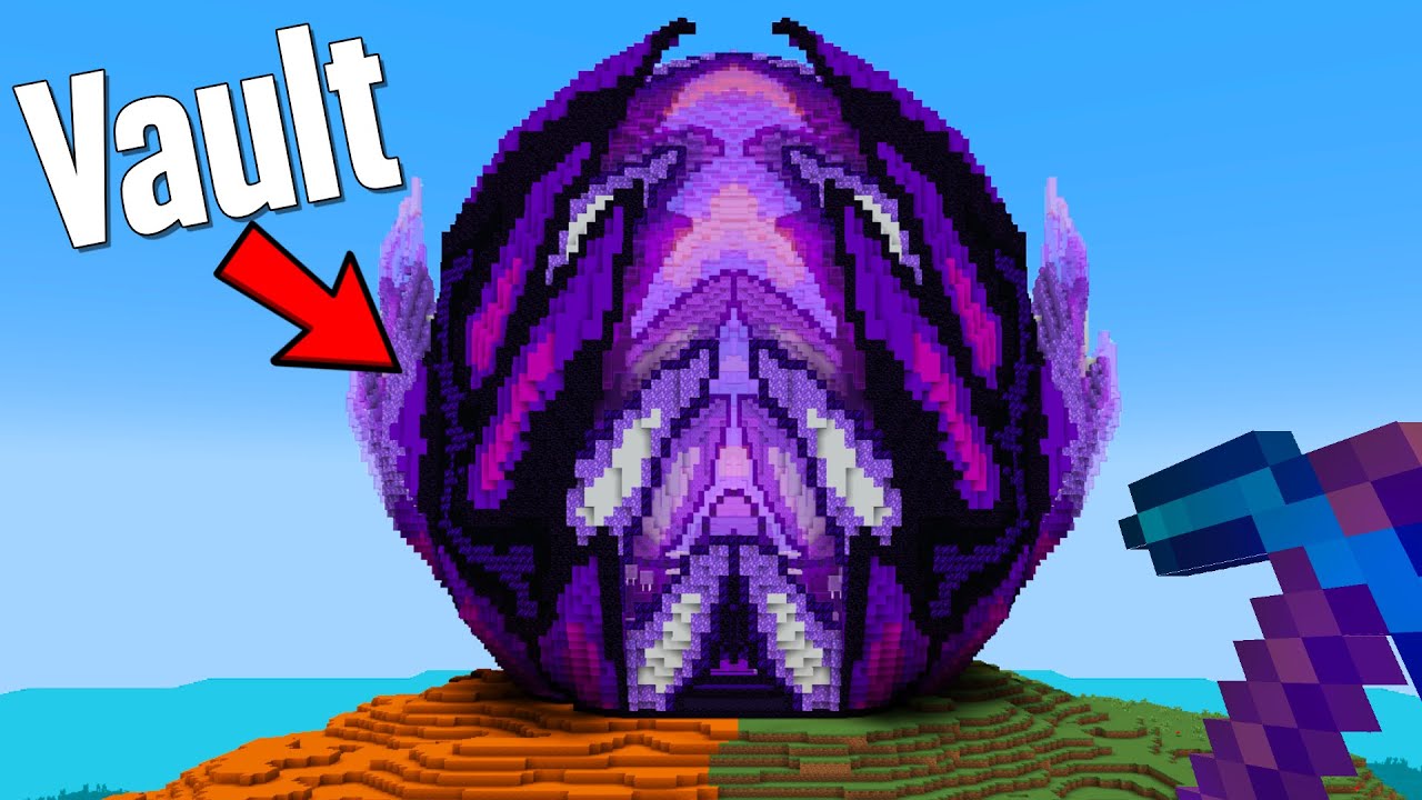 I Built A Self Destructing Vault in Minecraft - Minecraft videos