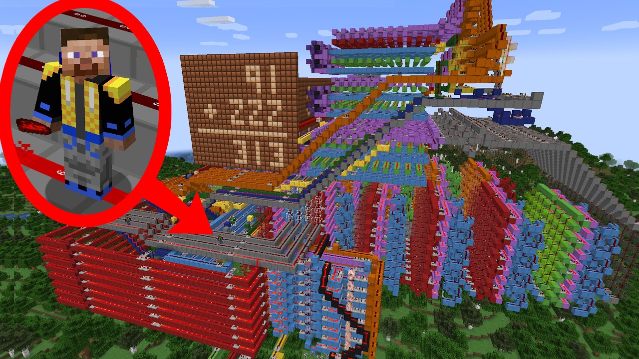 I Built a Calculator in Survival Minecraft - Minecraft videos