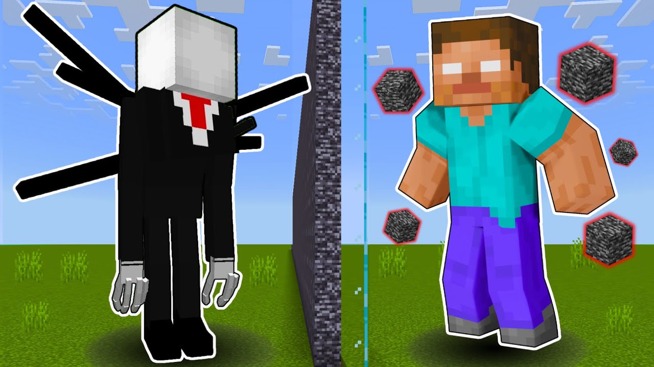 I Cheated in a SLENDER MAN Mob Battle || Minecraft PE - Minecraft videos