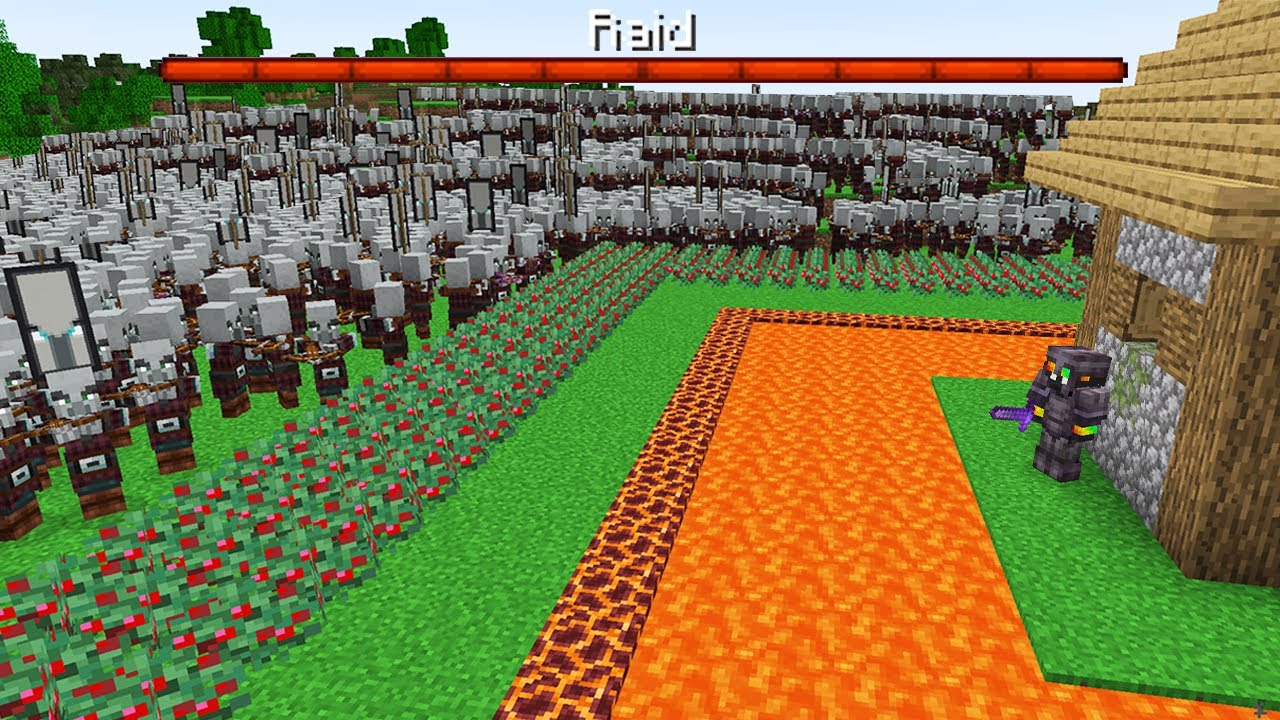 I Won 1000 Raids in Minecraft... - Minecraft videos