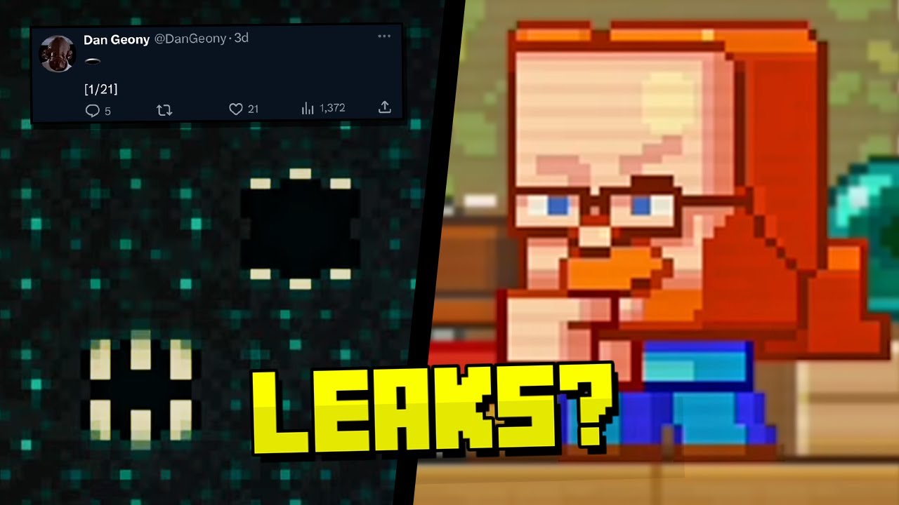 MINECRAFT 1.21 LEAKS & UPDATE SPILLAGE - Minecraft videos