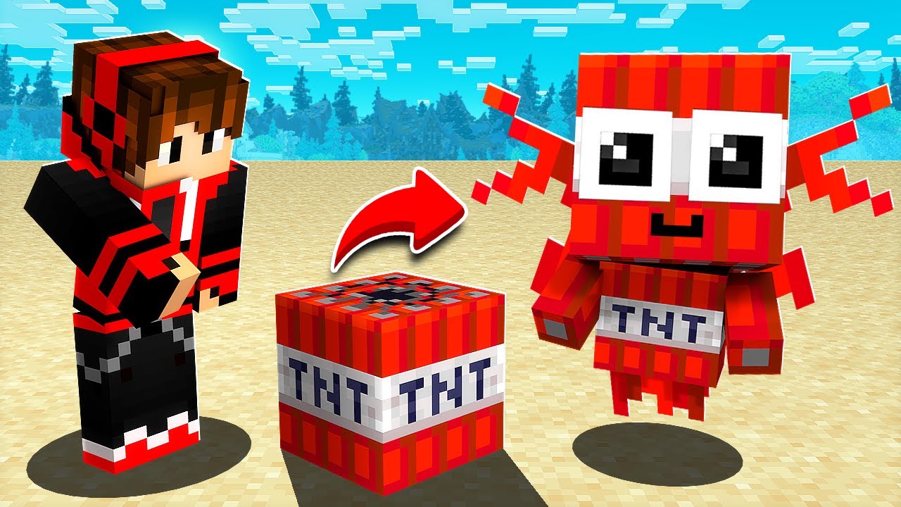 Minecraft, But Every TNT Is A MOB !!! - Minecraft videos