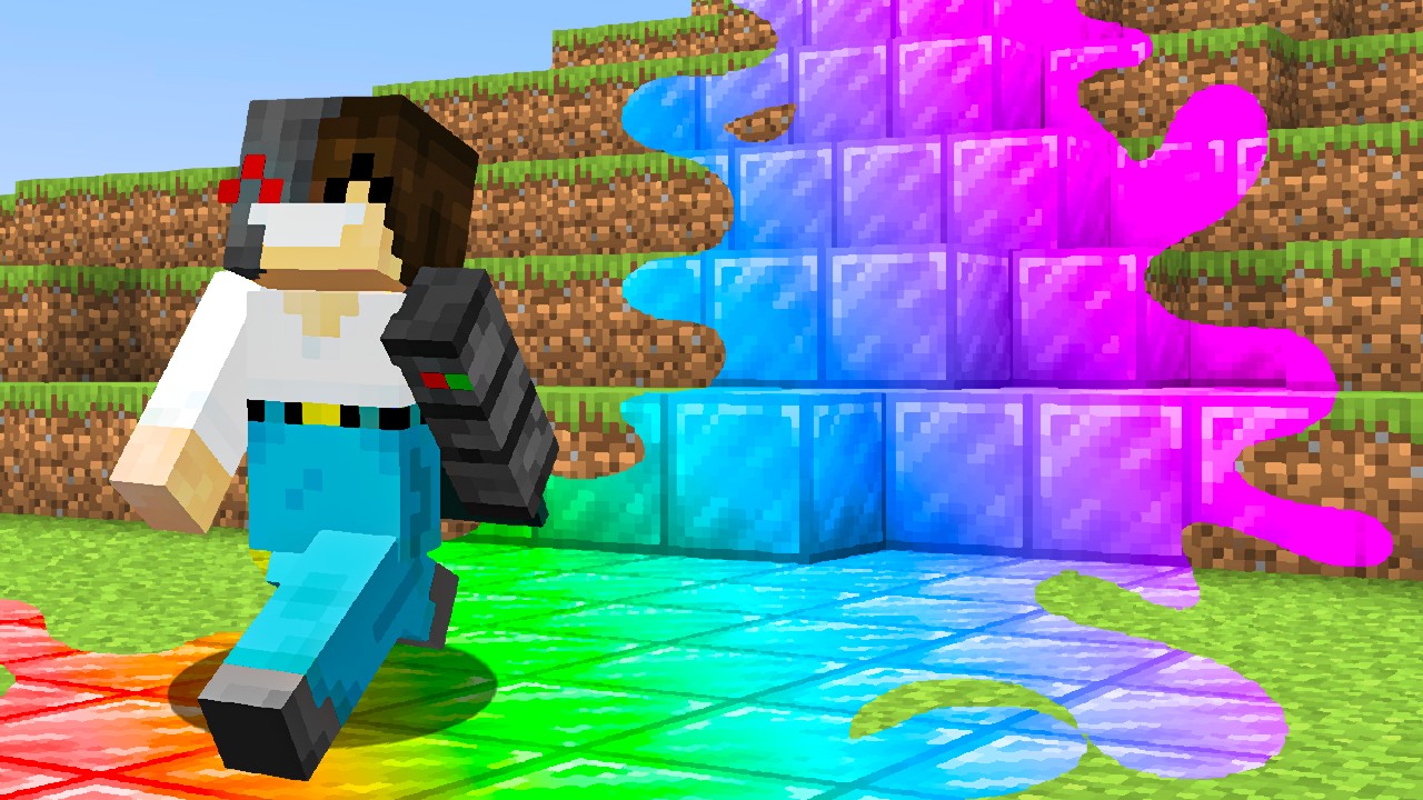 Minecraft, But Everything I Touch Turns SUPER - Minecraft videos