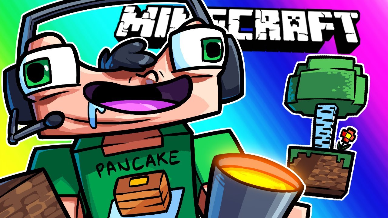 Minecraft Funny Moments - The Dumbest Skyblock Attempt Ever ...