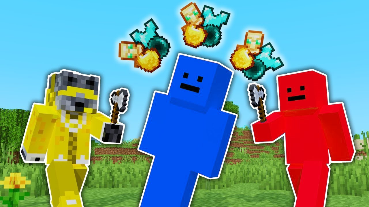Minecraft Manhunt, But Dev Drops OP Loot... - Minecraft videos