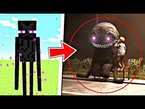 Minecraft Mobs That CAUGHT On CAMERA! - Minecraft videos