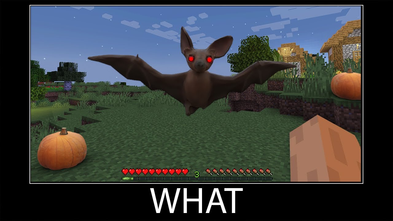 Minecraft wait what meme part 291 realistic minecraft Bat - Minecraft ...