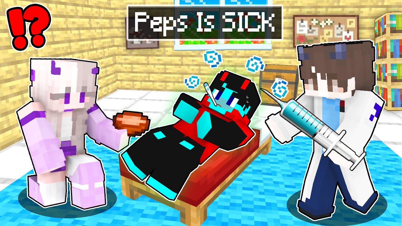 My Friend Is SICK And Needs HELP In Minecraft! - Minecraft videos