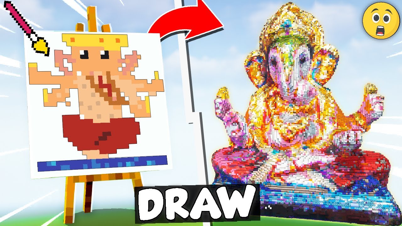 NOOB vs PRO: DRAWING BUILD COMPETITION in Minecraft [Episode 8 ...