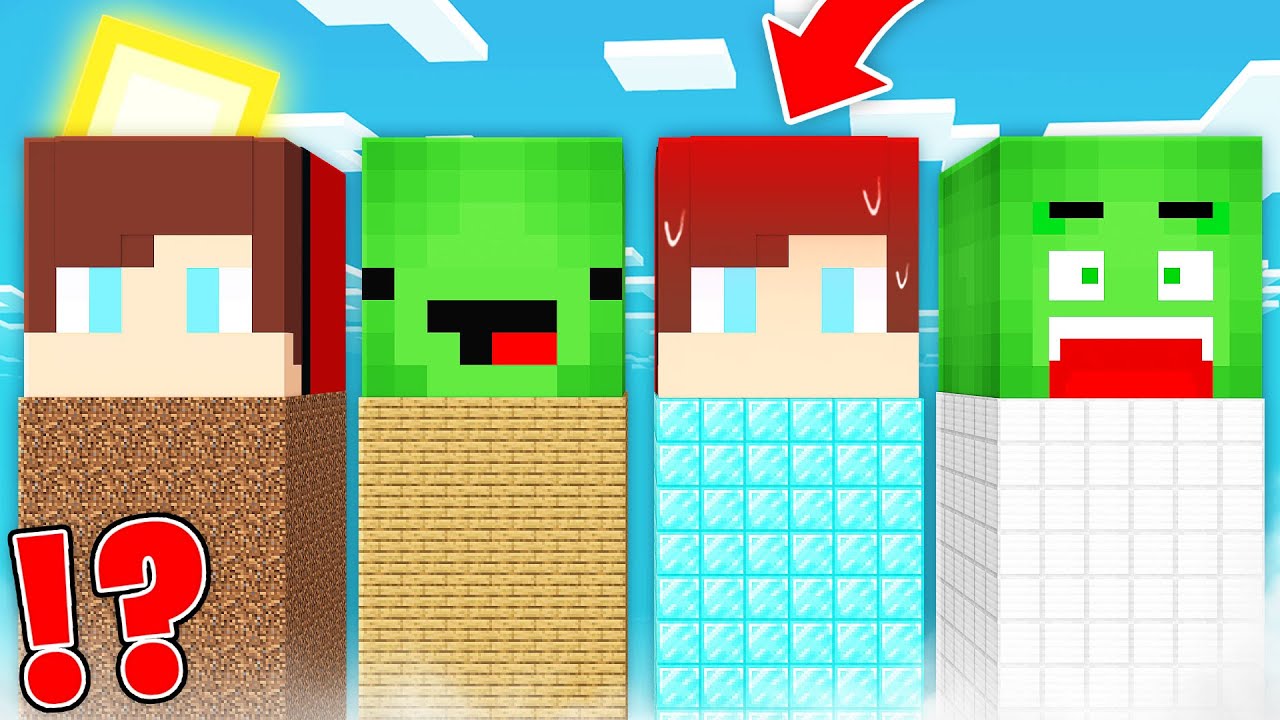 WHICH HEAD WILL YOU CHOOSE? JJ And Mikey FOUND The HEADS in Minecraft ...