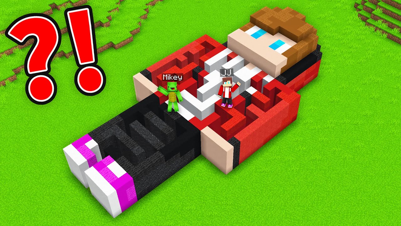 What Inside This JJ Maze? Mikey Saved JJ in Minecraft (Maizen) - Minecraft videos