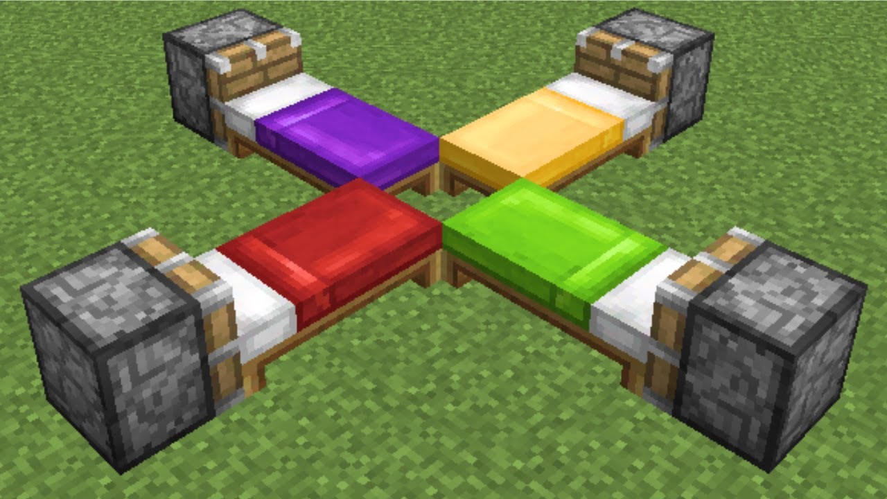 how to make a new bed - Minecraft videos