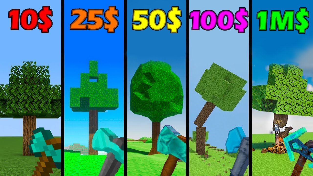 Minecraft For 0 Vs 10 Vs 25 Vs 50 Vs 100 Minecraft Videos