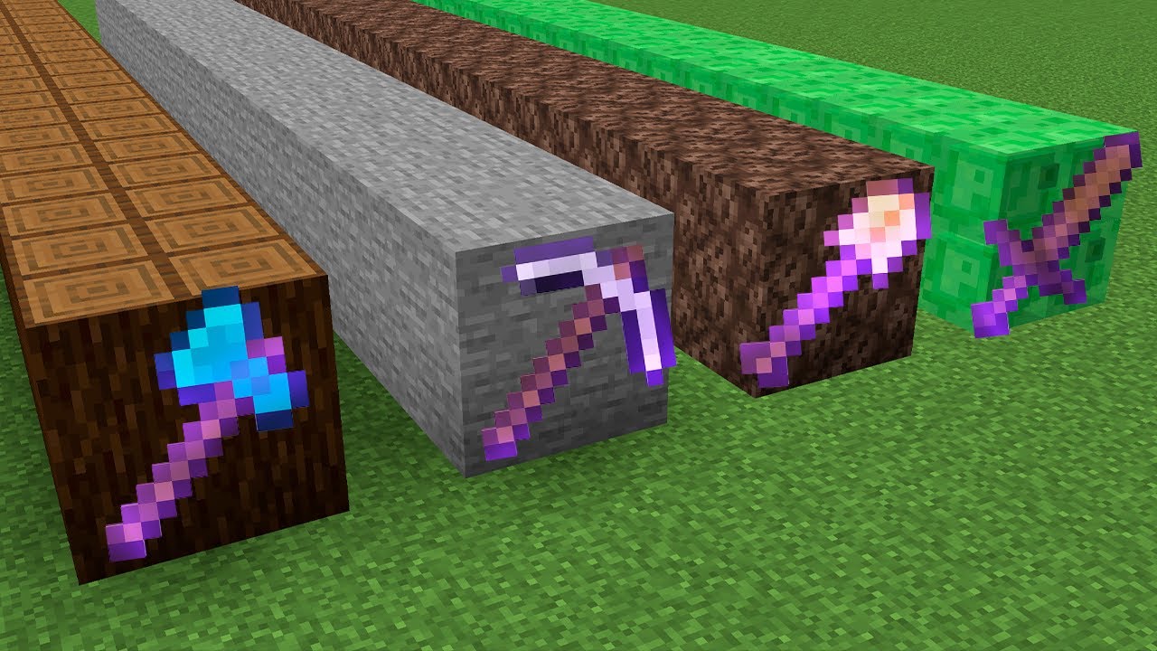 which 1000 lvl tool is stronger - minecraft compilation - Minecraft videos