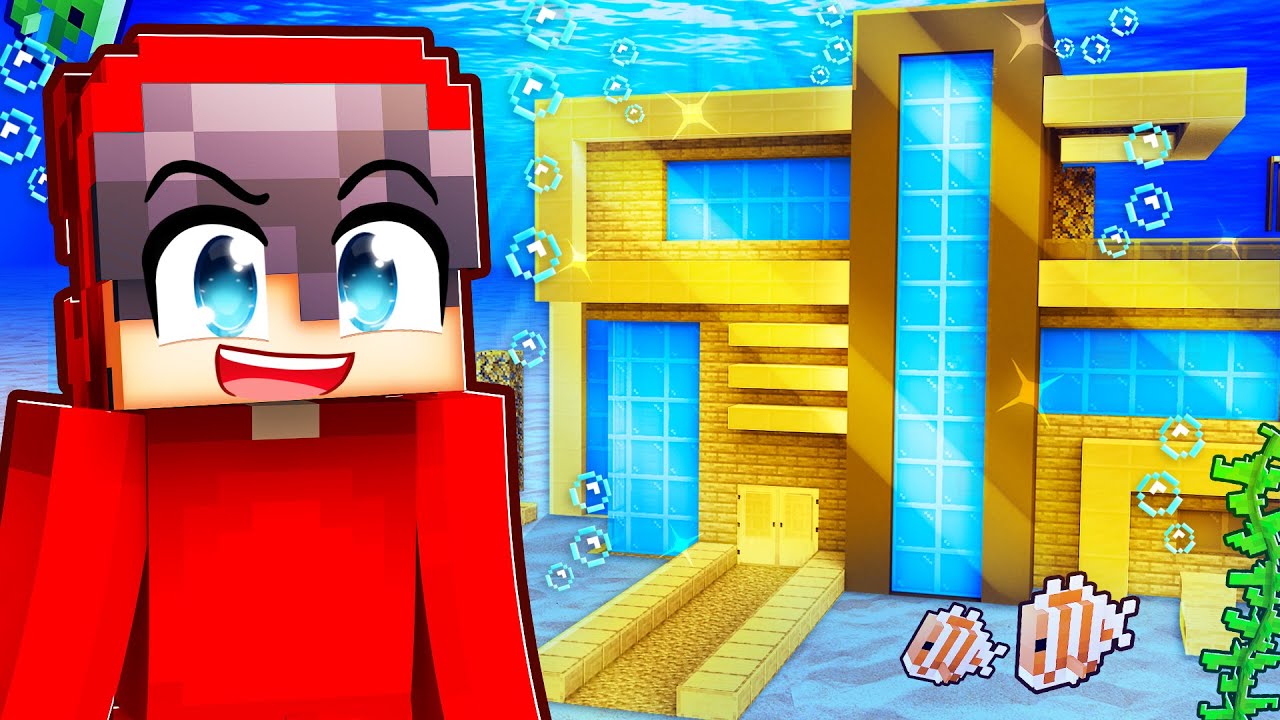 $1 vs $1,000,000 Minecraft Underwater Build Battle! - Minecraft videos