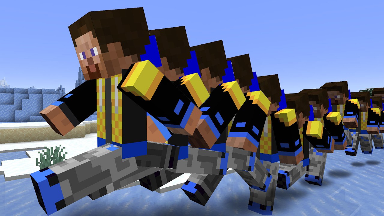 Beating Minecraft on 100x Speed - Minecraft videos