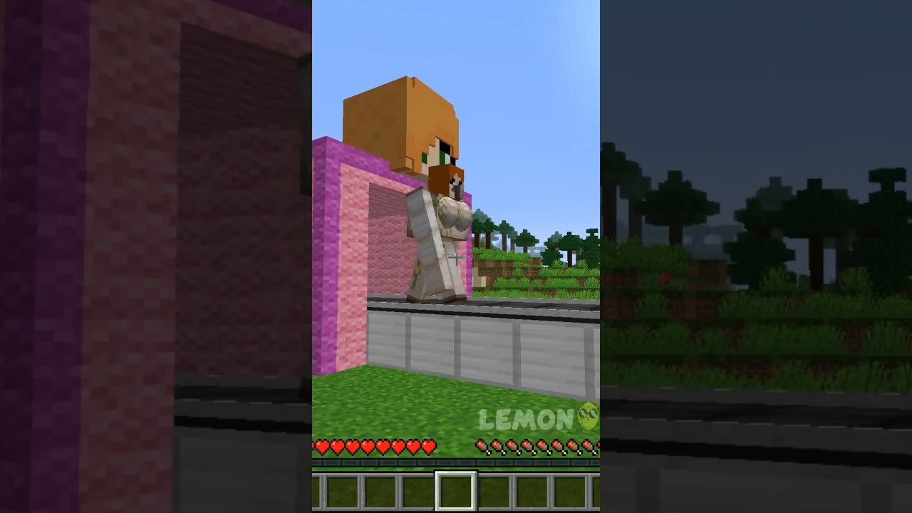 How to TRANSFORM mobs into GIRLS ? #shorts #minecraft - Minecraft videos