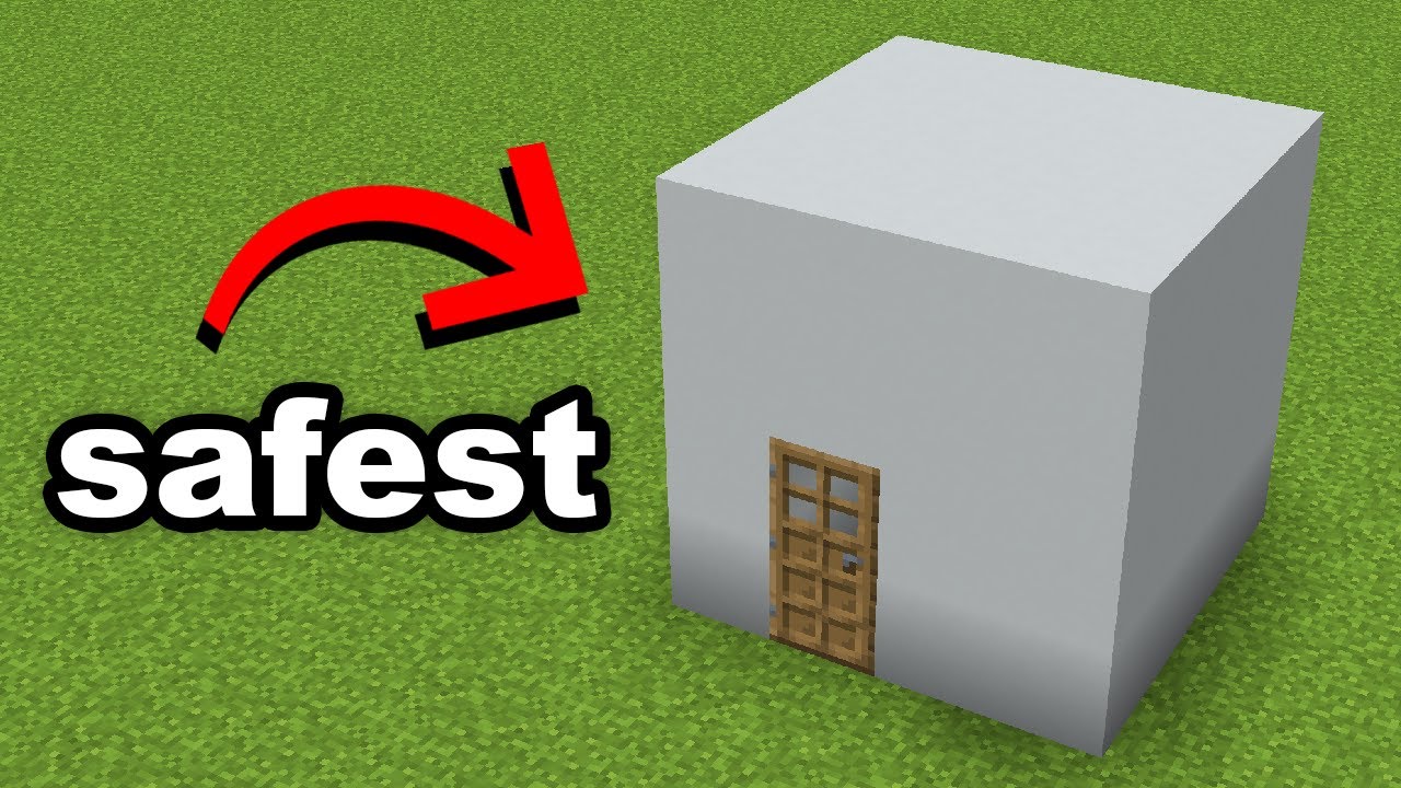 I Built Minecraft's Safest Hardcore House - Minecraft videos